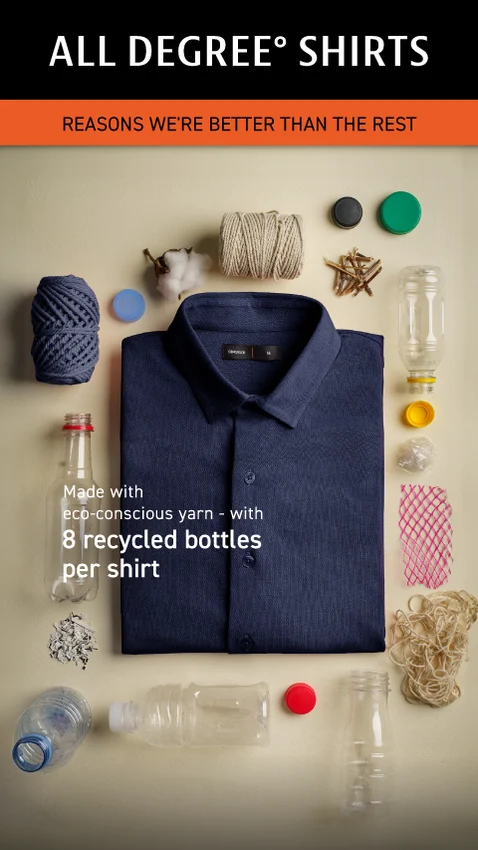 Damensch Constant All-Degree Pique Shirts Full Sleeves Coffee Brown ...