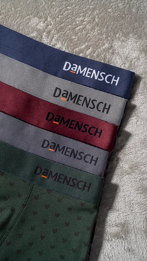 Damensch The Weekday Deo-Soft Trunks Box-J (Pack Of 5) | damensch