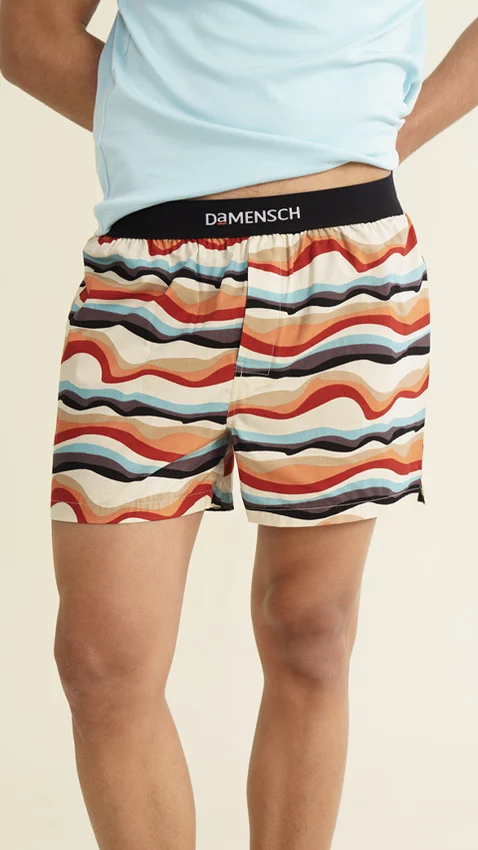 Buy Ultra-Light Inner Boxers Sunset Beige For Men | DaMENSCH