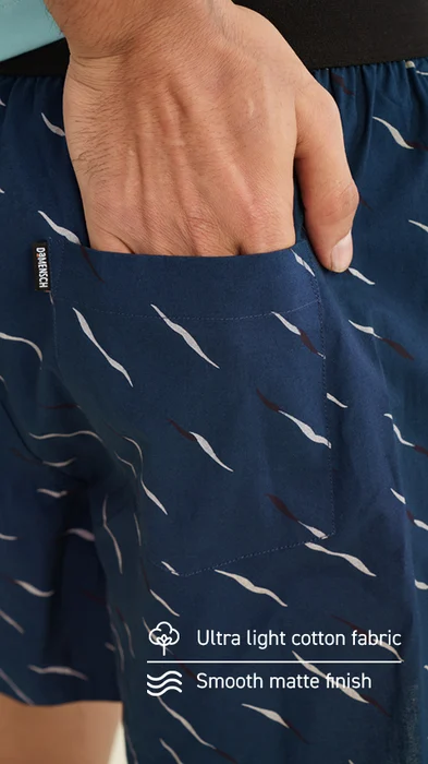 Mens Ultra-Light Inner Boxers Thunderbolt Blue | DaMENSCH