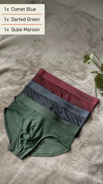Buy Mens Brief Box Set Pack Of 3 At Best Price | DaMENSCH