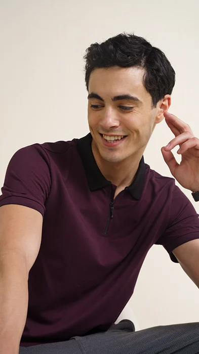 Constant All-Degree Pique Polo Potent Purple