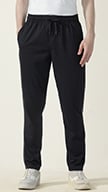 Statement Jersey Track Pant Jet Black For Men | DaMENSCH